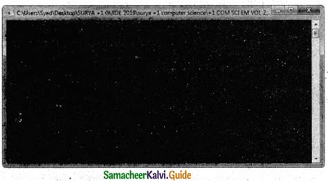 Samacheer Kalvi Th Computer Science Guide Chapter Classes And Objects TN Board Solutions