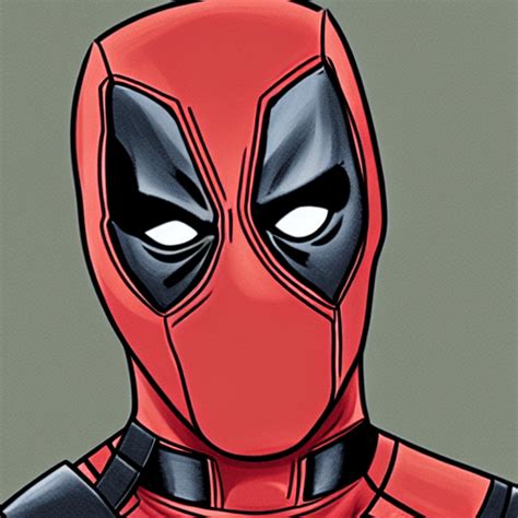 Deadpool Face Graphic · Creative Fabrica