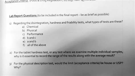 solved lab report questions to be included in the final report be
