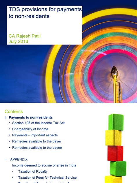 Payments Under Section 195 Pdf Income Tax Taxes
