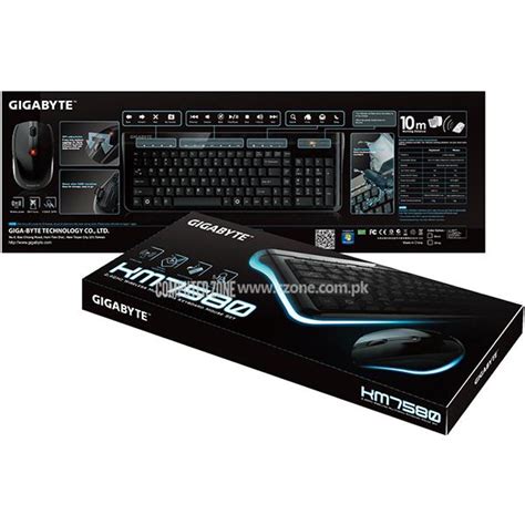 Keyboard Gigabyte Km7580 24ghz Wireless Multimedia Keyboard Mouse