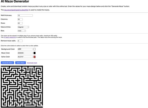 Ai Maze Generator Nextgentools
