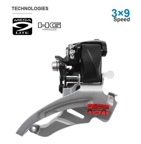 Desviador Shimano Altus FD M2000 DS 3x9v 34 9mm Dual Pull