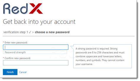 איפוס סיסמת חשבון Office365