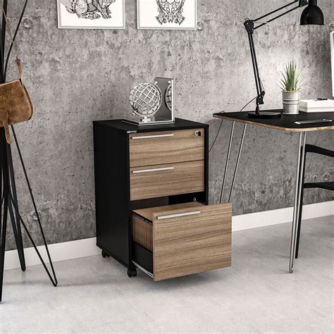 Gaveteiro Para Escritório Office Work F01 02 Gavetas Branco Lyam