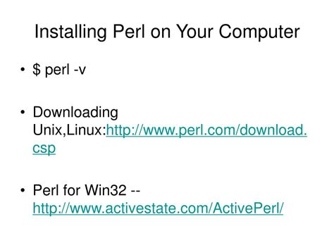 PPT Perl Part 1 PowerPoint Presentation Free Download ID 4579515