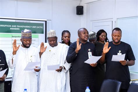 Inauguration Of Nuprc Anti Corruption And Transparency Unit Actu By