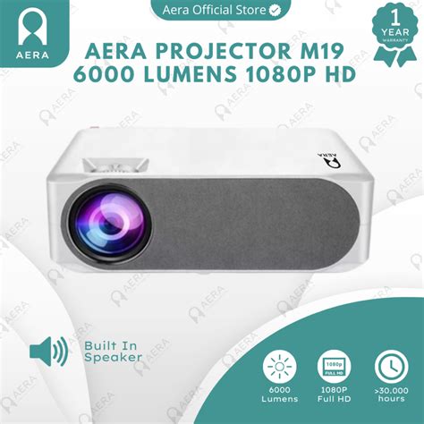 Jual Proyektor Android Proyektor Aera Led M19 6000 Lumens Full Hd