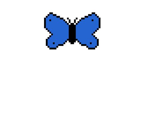Butterfly Pixel Art