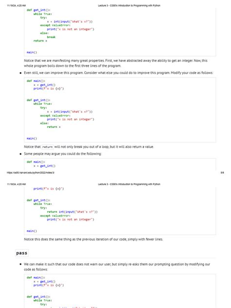 Lecture 3 Part 3 Cs50s Introduction To Programming With Python Pdf