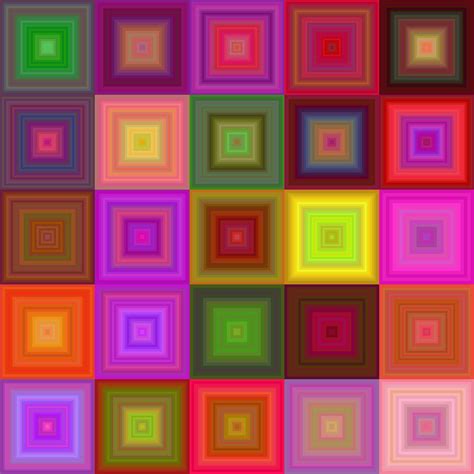 Colorful Square Mosaic Pattern Vector Background Design 39733390 Vector