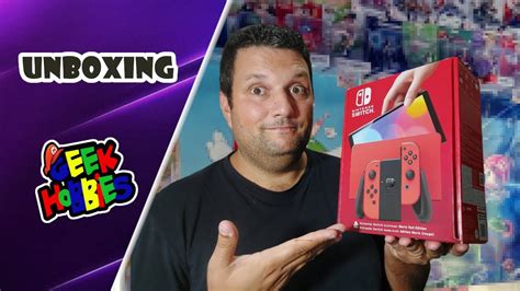 Nintendo Switch Mario Red Edition Unboxing Youtube