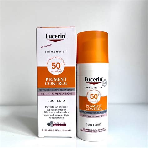 Eucerin Pigment Control Sun Fluid Spf50 50ml ยูเซอริน กันแดดลดจุดด่าง