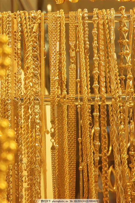 黄金项链首饰图片 休闲娱乐 生活方式 图行天下素材网