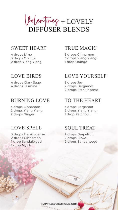8 Easy Valentines Day Diffuser Blends