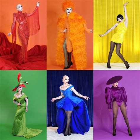 Sasha Velour Rpdr Colourful Runway Looks Drag Queen Outfits Races Fashion Velour Outfits