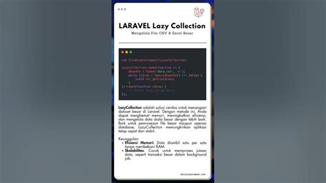 Laravel Lazy Collection For Upload Large Csv Or Excel Laravel Php