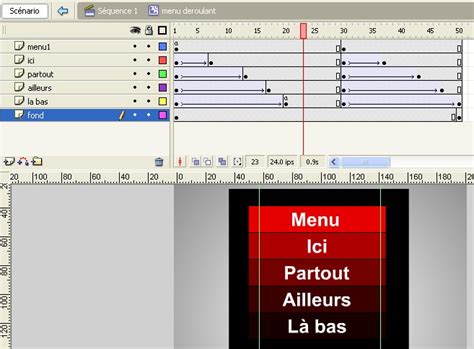 Menu Déroulant Flash Actionscript 1 And Actionscript 2