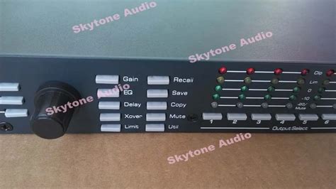 4 8sp 4 In X 8 Out Dsp Speaker Processor Dsp Loudspeaker Managemt