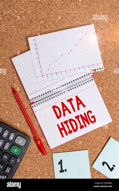 word writing text data hiding business photo showcasing secretly