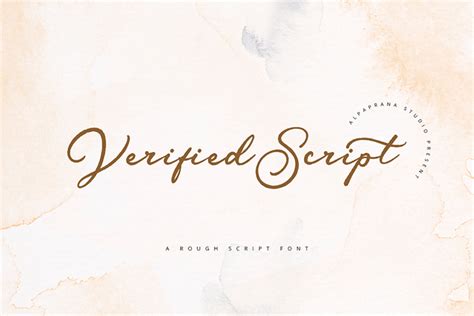 Verified Script Font Alpaprana FontSpace