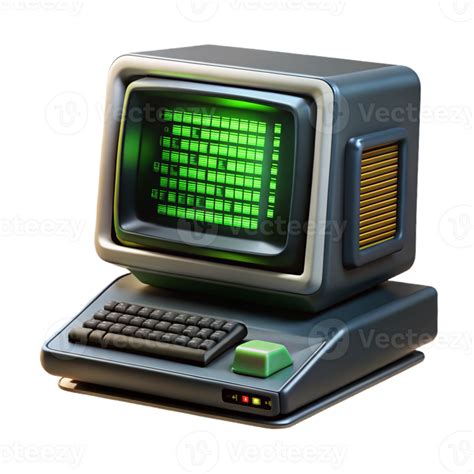 Beautiful Artistic A Vintage Computer Terminal Displaying Complex Code
