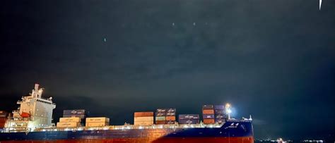Mv Sheng An A Foreign Containerized Vessel Docks At Port Of Cagayan De