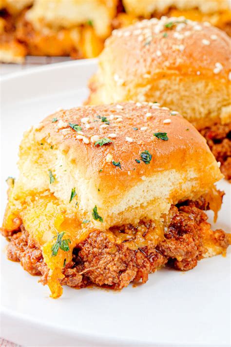 Sloppy Joe Sliders With Hawaiian Rolls Shes Not Cookin