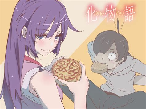 Araragi Koyomi Araragi Koyomi Senjougahara Hitagi Senjougahara