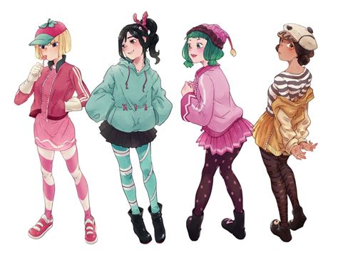 Vanellope Von Schweetz Taffyta Muttonfudge Crumbelina Di Carmello