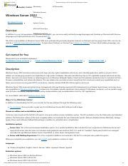 Windows Server 2022 Advanced Security Hybrid Capabilities And Course Hero