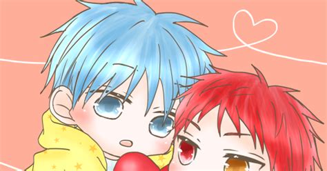 黒バス【腐】 【腐向け】チビ赤黒ちゃん 絢世さくらのイラスト Pixiv