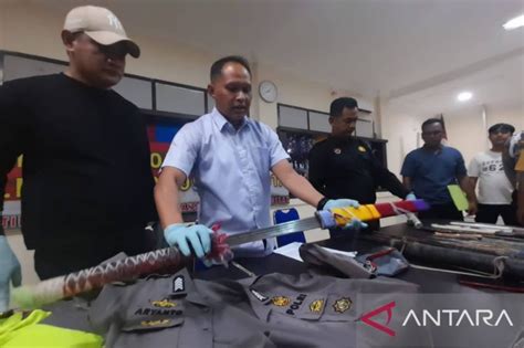 Bripka Ariyanto Dianiaya Pakai Pedang Pelaku Ditembak Mati