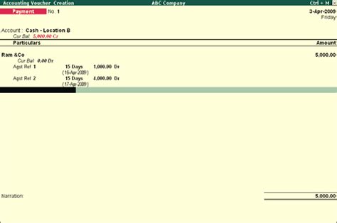 Pre Allocate Bills For Payment Or Receipt