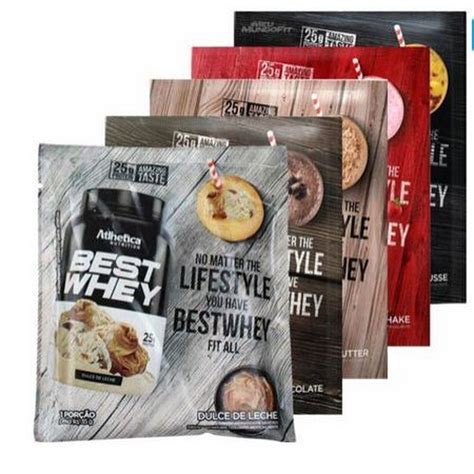 Sachet Best Whey 25g Dose única Atlhetica Nutrition Submarino