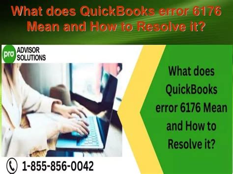 Ppt What Does Quickbooks Error Mean And How To Resolve It