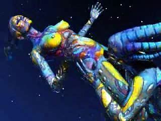 Floating Space Aliens Having It Off In Space Hotntubes Com