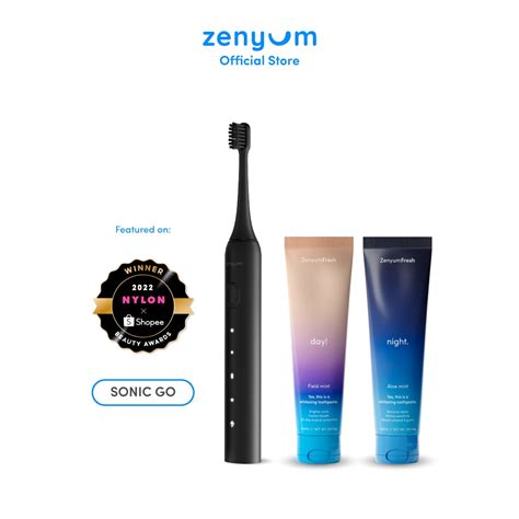 Zenyum Sonic Go Toothpaste Set Alcohol Free Teeth Whitening Sensitive