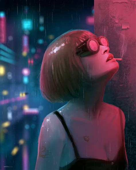 423346 Women Lips Artstation Heterochromia Hair Spirithide