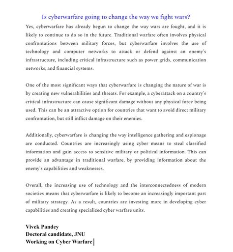 Vivek Pandey On Linkedin Cybersecurity Cyberwarfare