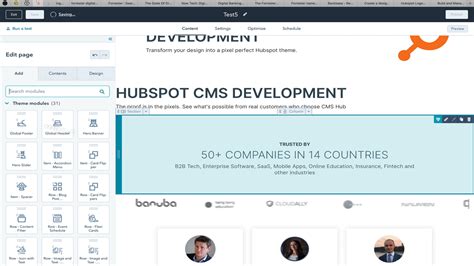 hubspot cms development services