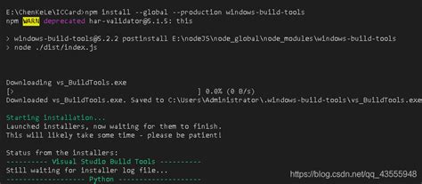 解决windowsbuildtools安装缓慢的问题npm Install Global Production Windows