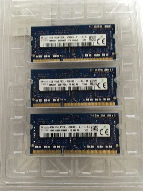 Memoria Ram Hynix 4gb Sodimm Ddr3 Nuevas 44900 En Mercado Libre