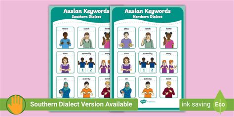 Auslan Daily Routine Words Mat Creat De Profesori