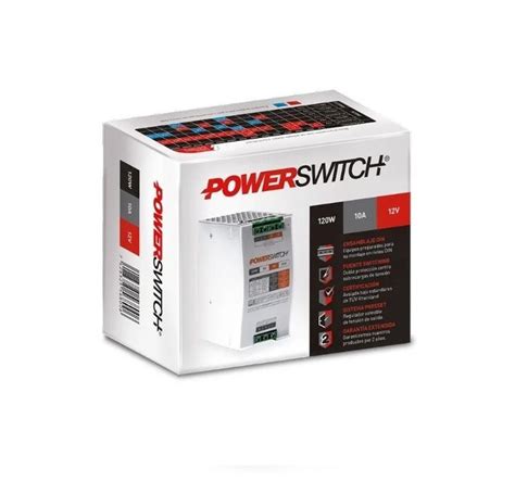 FUENTE LED SWITCHING V A W IP PARA RIEL DIN POWER SWITCH En Precialo Fuentes Conmutadas