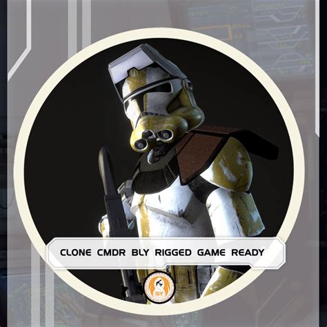 Clone Commander Bly 3d Model Turbosquid 2391620