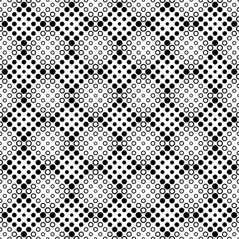 Seamless Black And White Geometrical Circle Pattern Background Design 47450131 Vector Art At