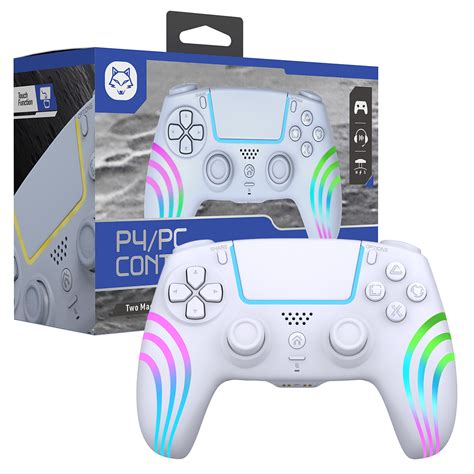 Rgb Led Wireless Controller For Ps4pc6colorsgame Controller