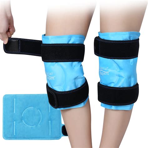 Buy Expert Knee Ice Pack Wrap For Injuries Reusable Gel Ice Pack For