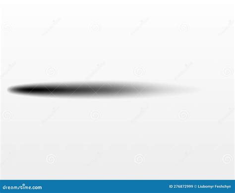 Shadow Effect Realistic Blurred Edges Shadow Of Isolated Template